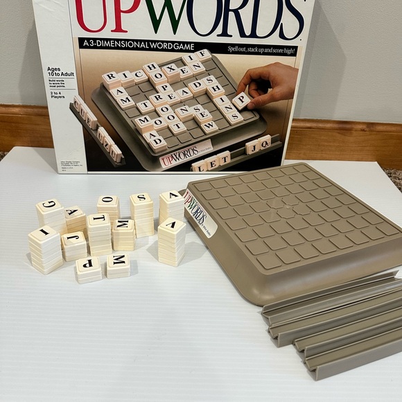 Games | Upwords 3d Word Game With Tiles | Poshmark
